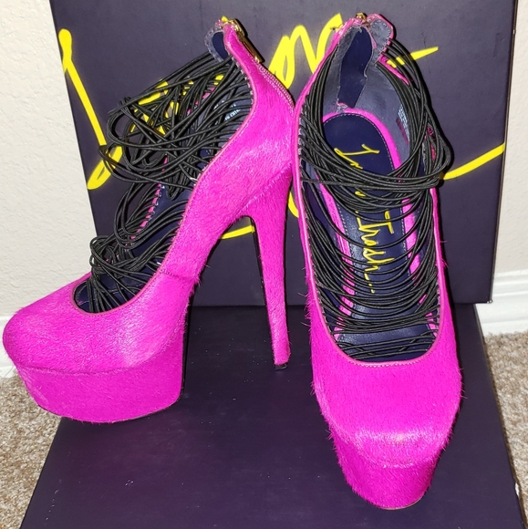 London Trash | Shoes | London Trash Ceres Fuschia Platform Heel | Poshmark